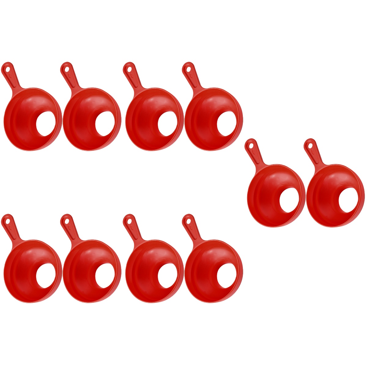 10 Pcs Can Wide Mouth Funnel Spice Powder Funnels Funnel Kitchen Jar ...