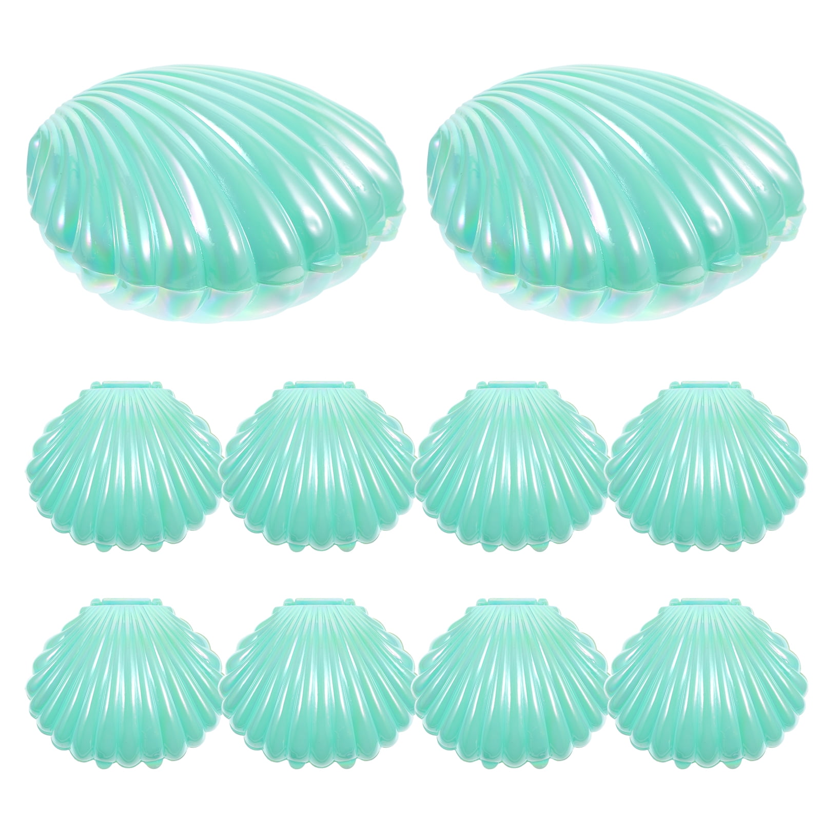 10 Pcs Candy Holder Party Favor Containers Boxes Mermaid Shell Treat ...