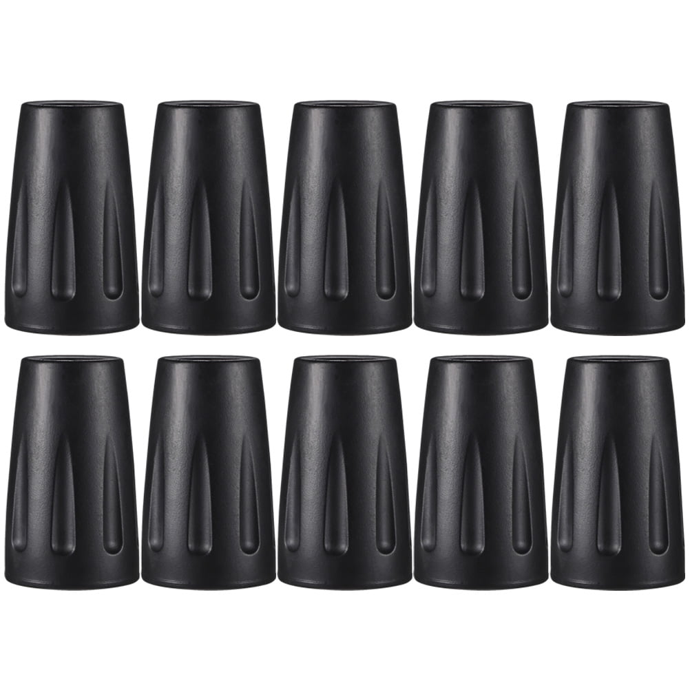 GETAJGHSD Trekking Pole Tips Tpr Black 10Pcs 1.57X0.88X0.88in - Walmart.com