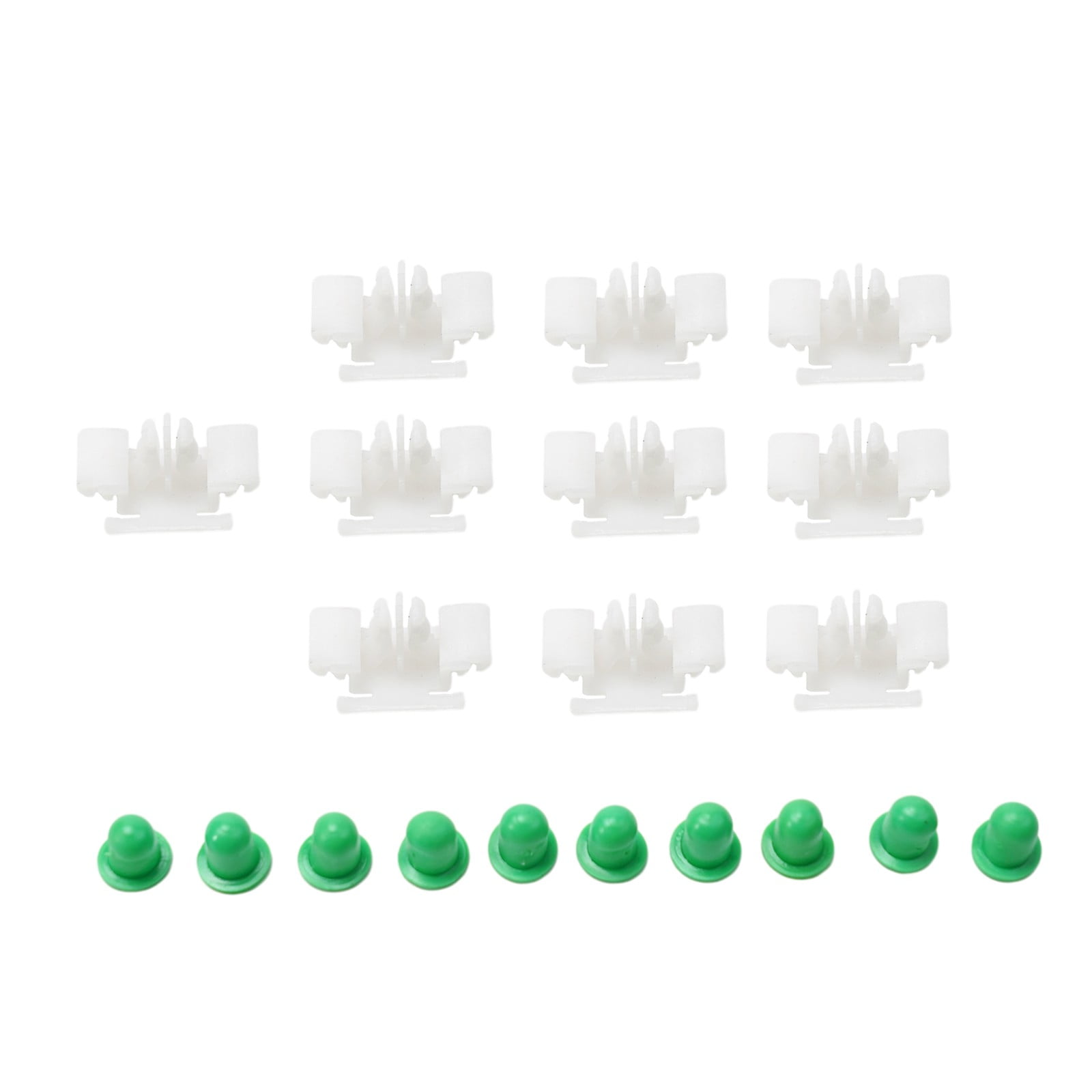 10 Pcs Car Door Bumpstrip Fastener Clips Side Sill Skirt Trim Moulding ...