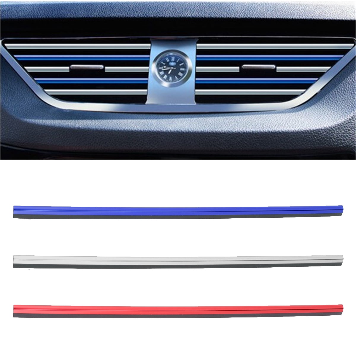 10 Pcs Car Outlet Strip Car Air Conditioner Decorations Air Conditioner ...
