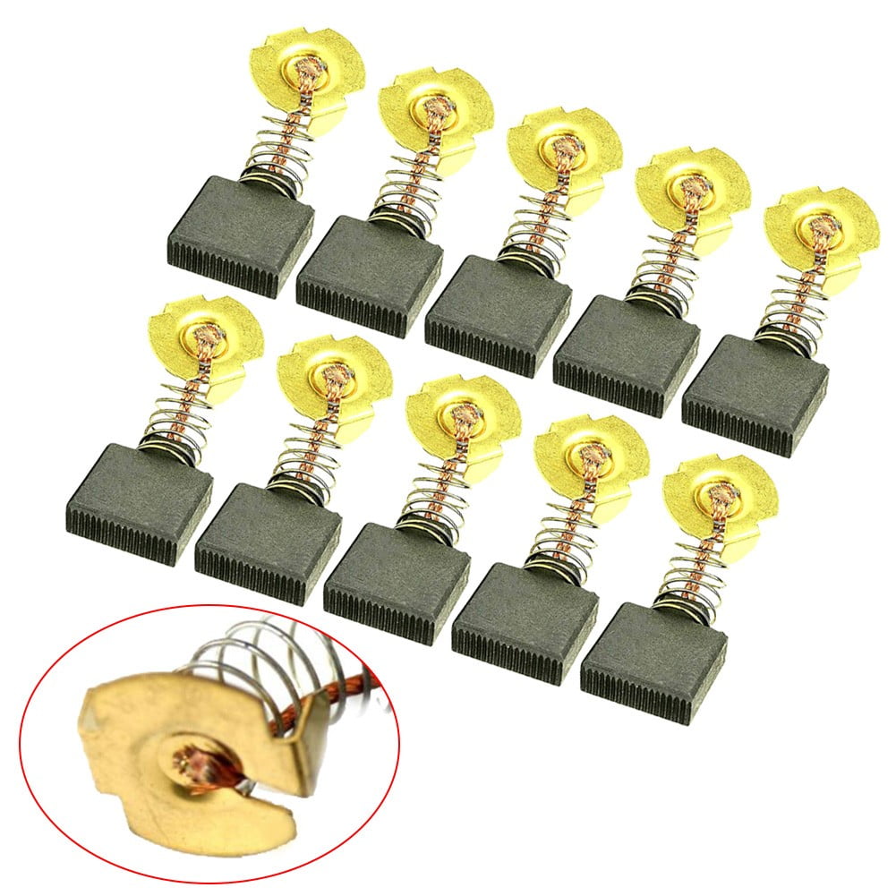 10 Pcs Carbon Brushes for GA7021 GA7020 Angle Grinders - Walmart.com