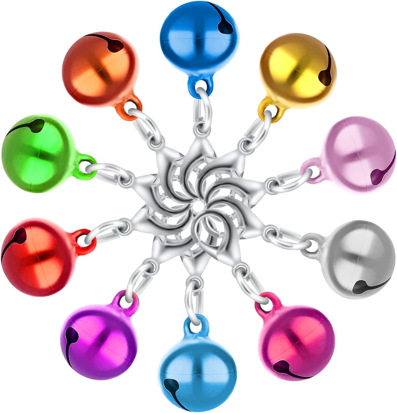 10 Pcs Cat Bells, Dog Cat Bell for Collar, Small Dog Cat Collar Bells ...