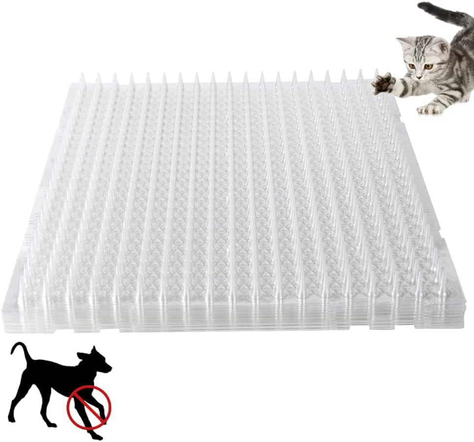 10 Pcs Cat Spike Mat Outdoor Indoor Cat Deterrent Scat Mat Keep Cats ...