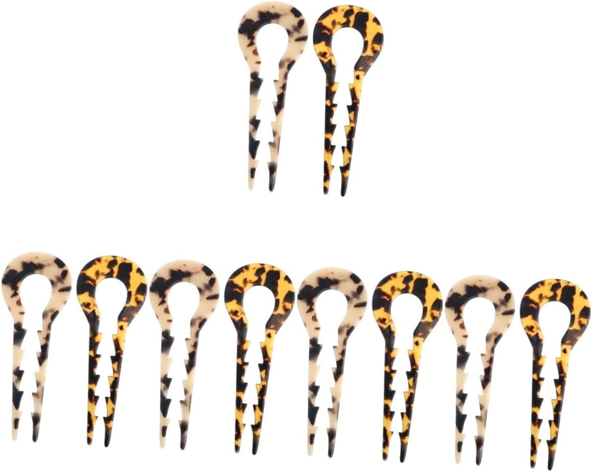 10 Pcs Cellulose Acetate Sheet Hairpin Accessories for Hair Women's ...