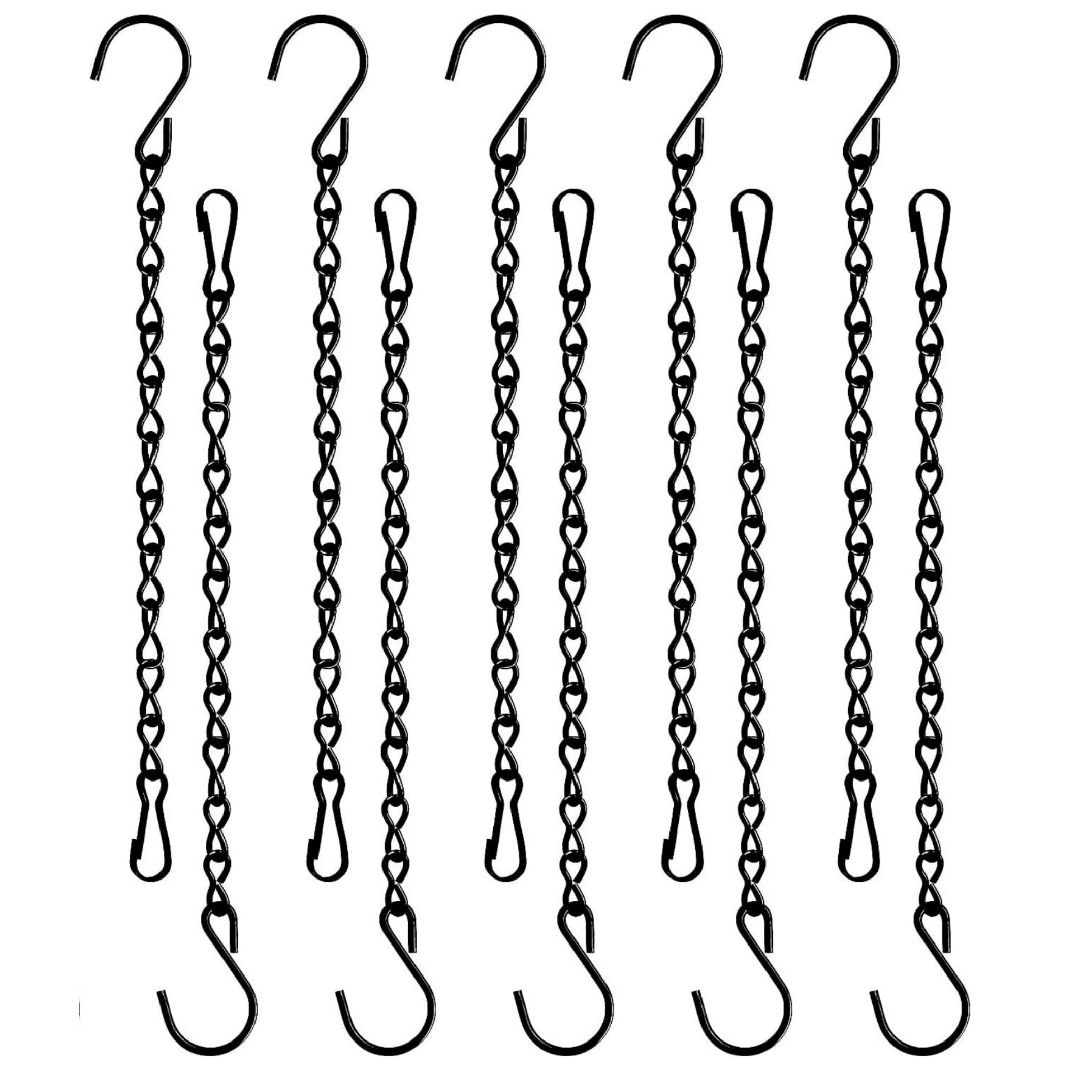 10 Pcs Chain for Hanging Plants, 9.5 Inch Hanging Chain with Hooks for ...