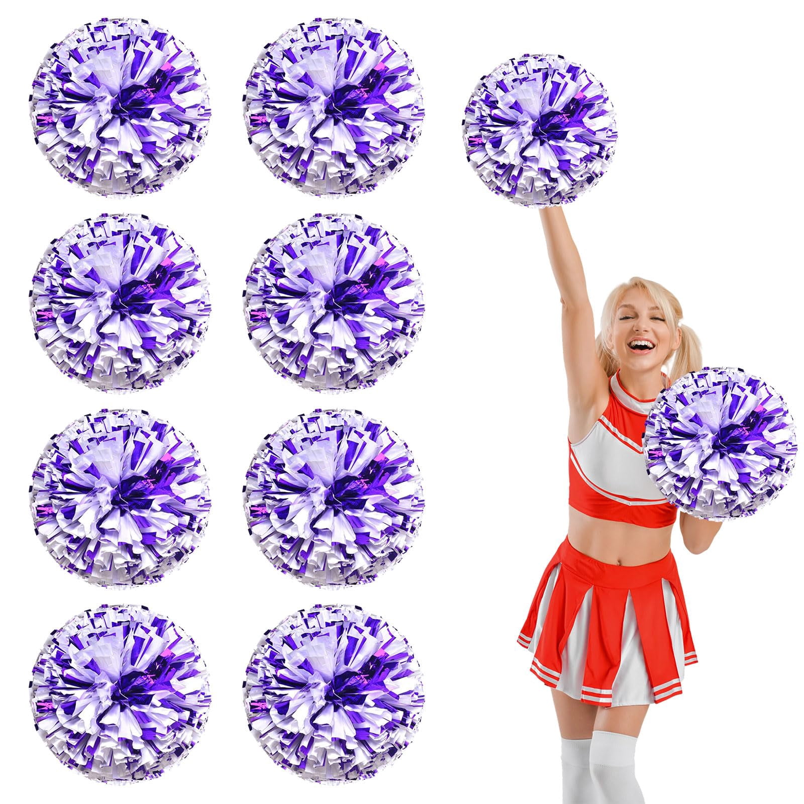 10 Pcs Cheerleading Poms-pom Poms Cheerleading With Four Finger Payment ...