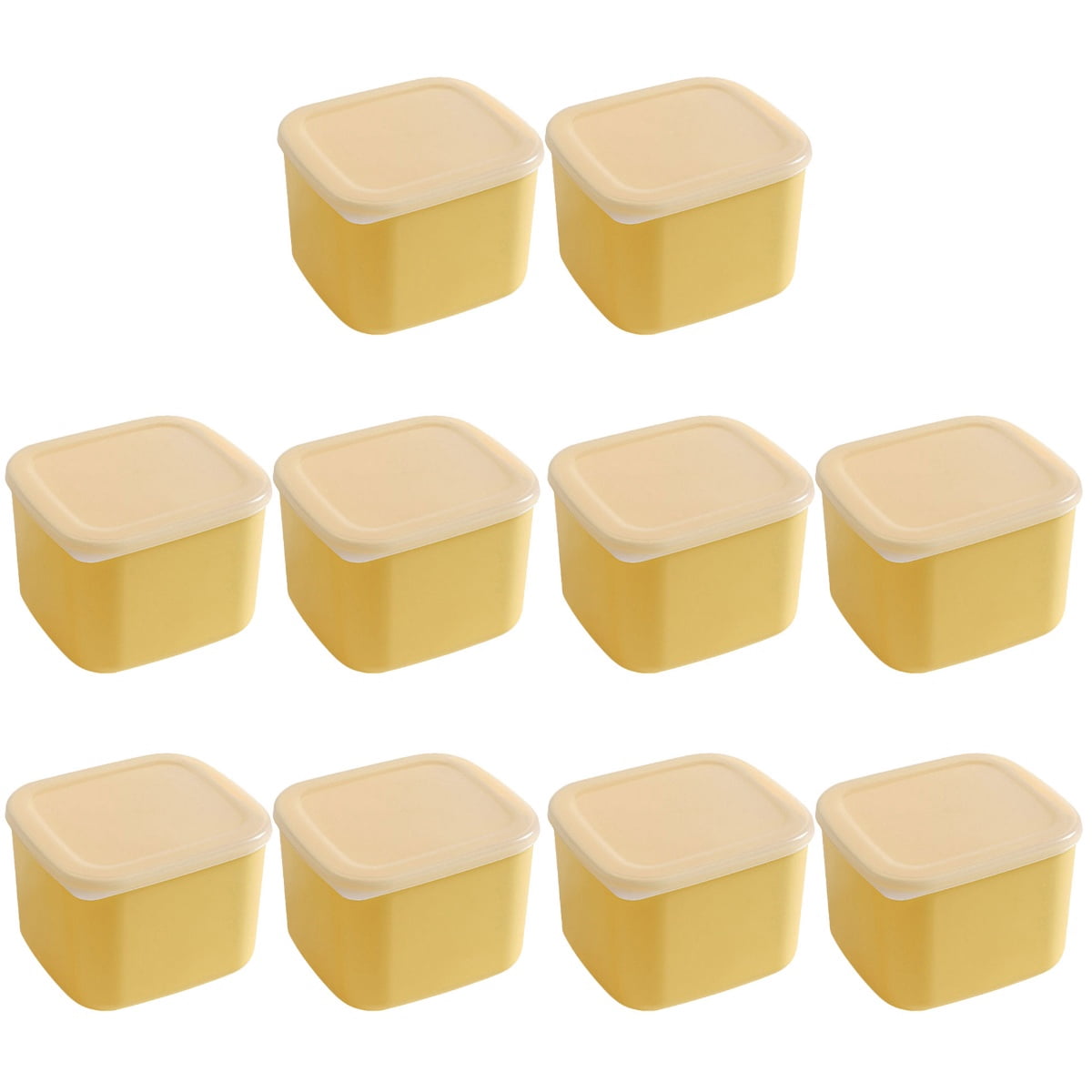 10 Pcs Cheese Slices Boxes Fresh Keeping Cheese Holders Butter Slices ...