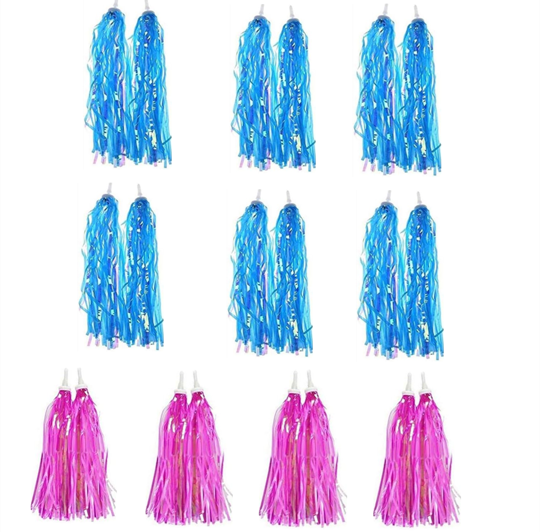 10 Pcs Children Car Streamer,Bicycle Tassel Ribbon,Bike Handlebar Scooter Streamers,Handlebar ...