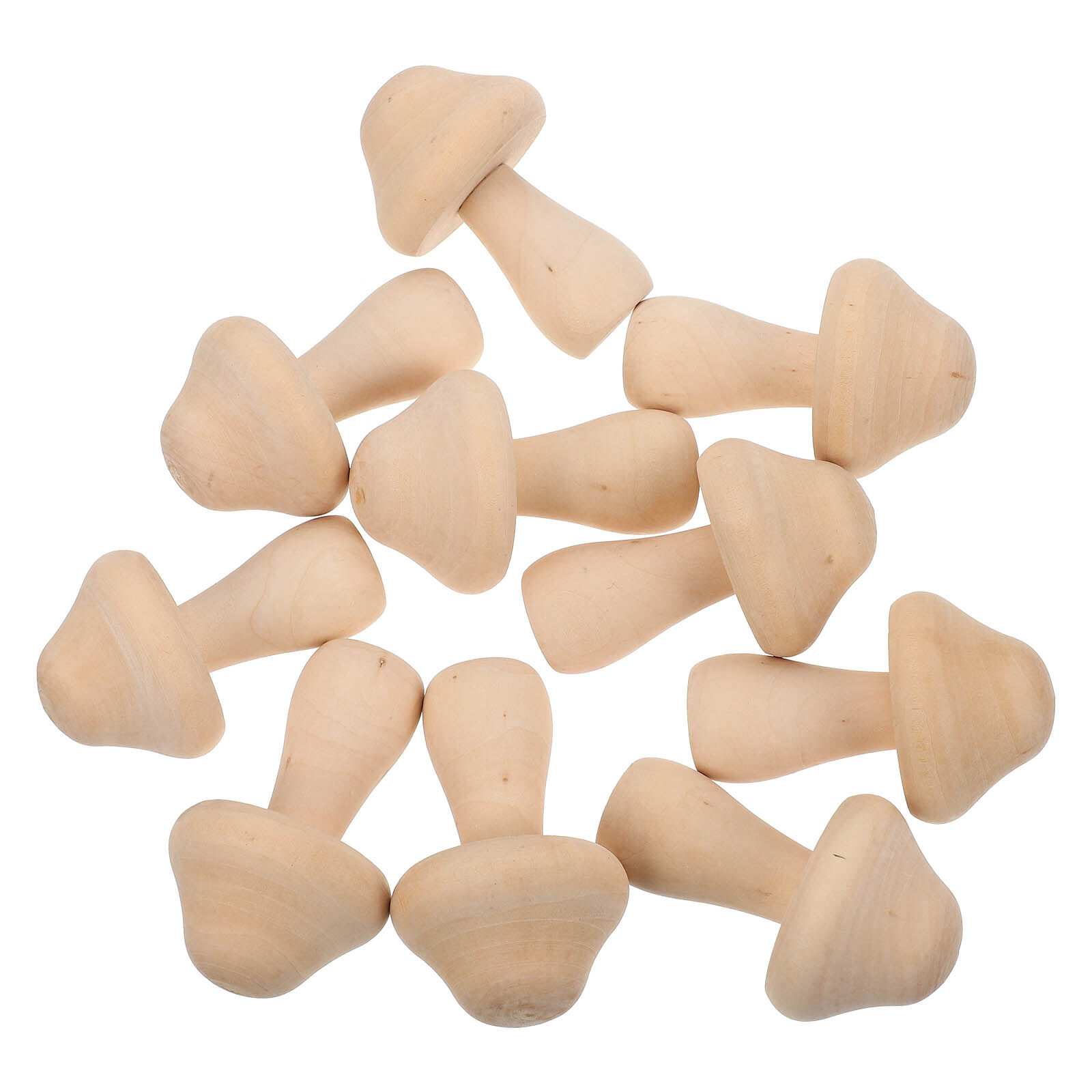 10 Pcs Children DIY Craft Toy Blank Mushrooms Poster Small Baby ...