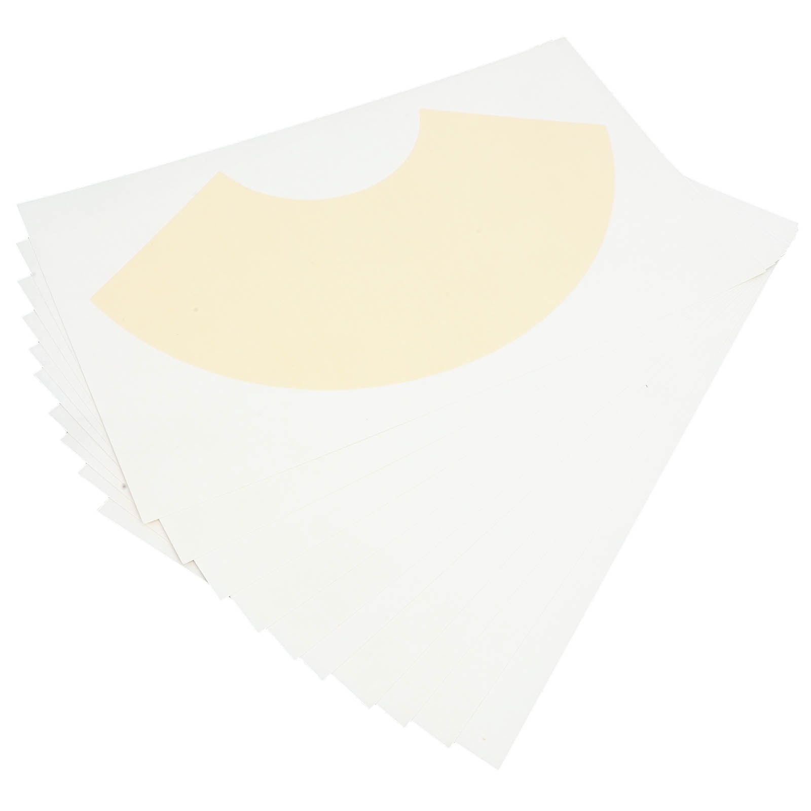 10 Pcs Chinese Calligraphy Drawings Fan Cardboard Rice Paper - Walmart.com