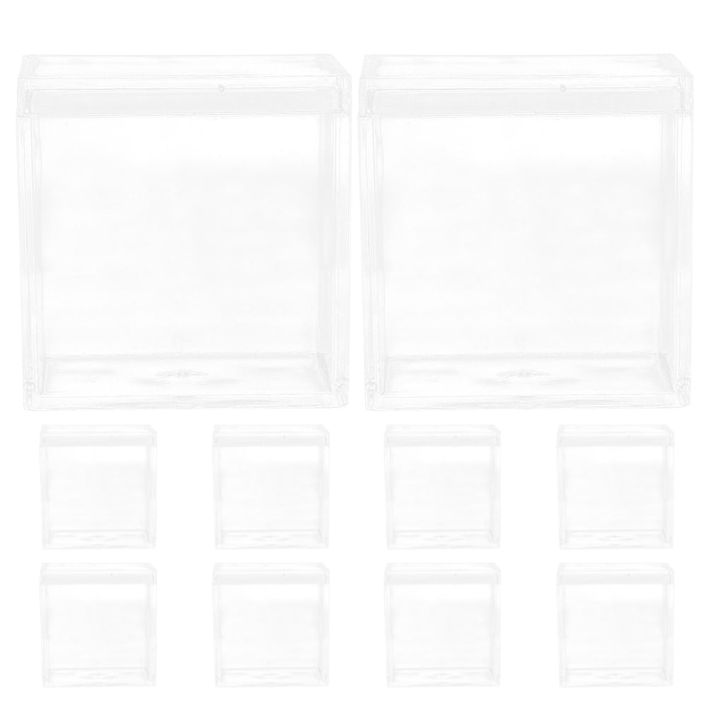 10 Pcs Chocolate Box Storage Boxes Candy Container Clear Boxes for ...