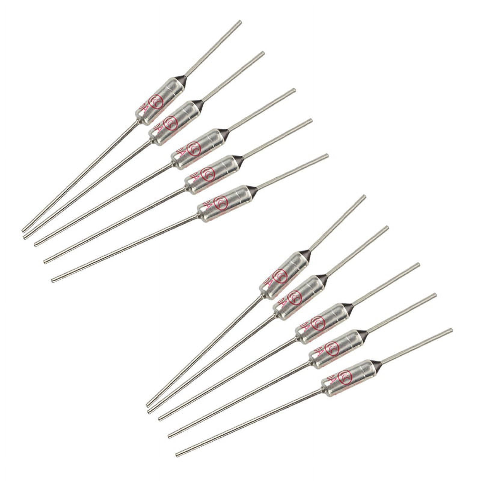 10 Pcs Circuit Cut Off TF 185 Celsius 250V 10A Temperature Thermal ...