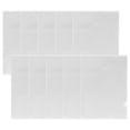 10 Pcs Clear Document Folder Plastic Sleeves for Paper File Folders ...