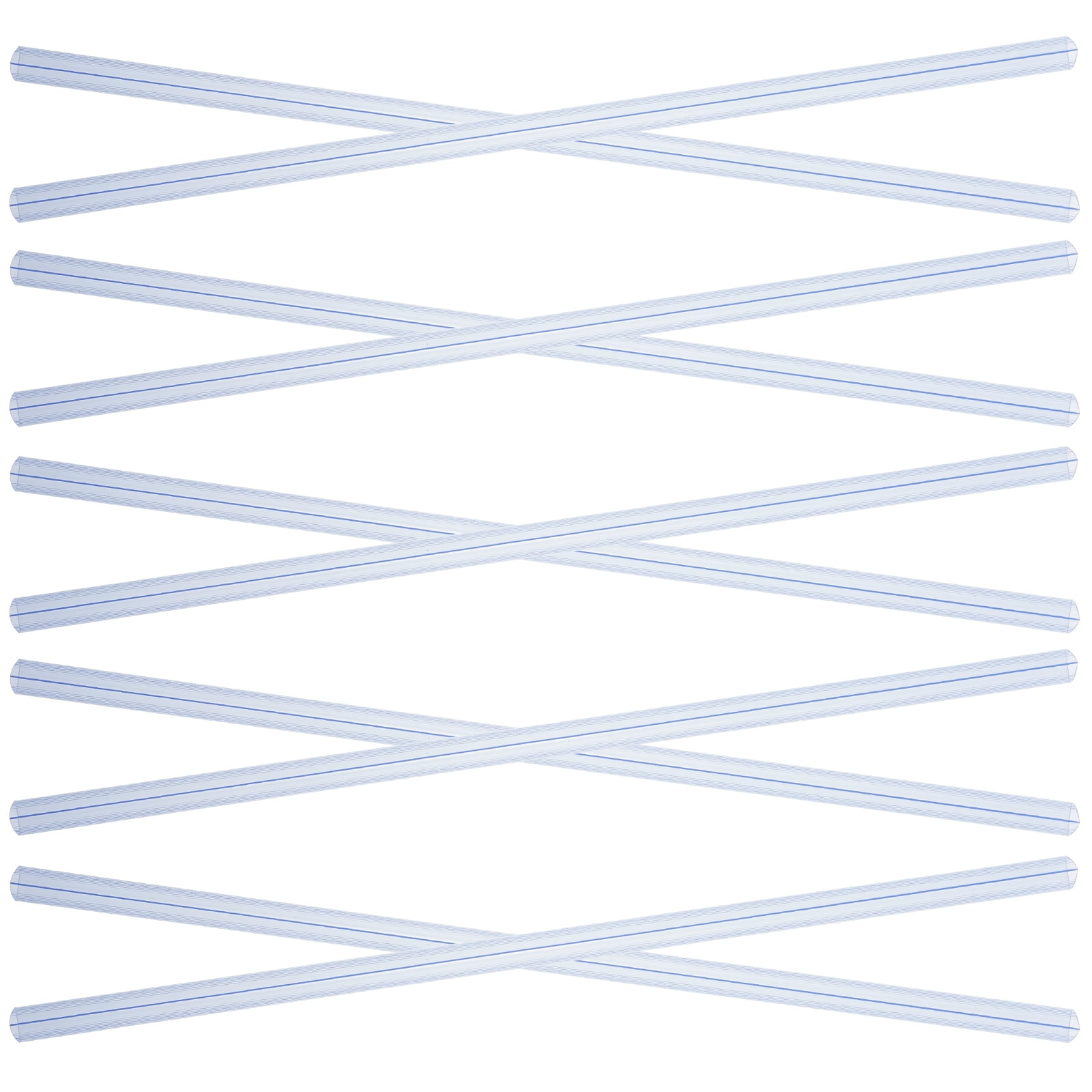 10 Pcs Clipboard Sliding Transparent Binder Bar Slides Clips - Walmart.com