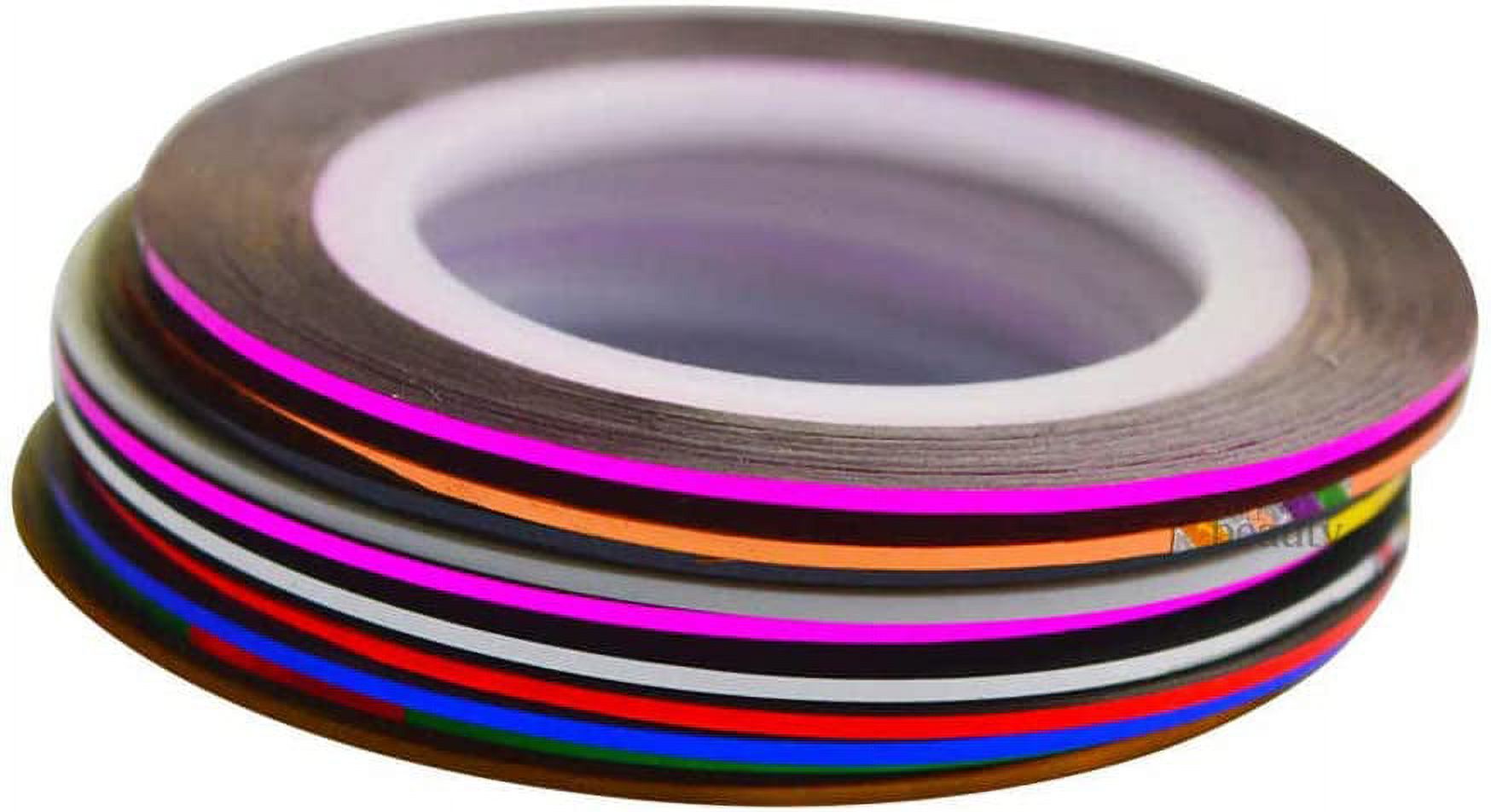 10 Pcs Color Glitter Nail Striping Line Tape Sticker Art Decorations ...