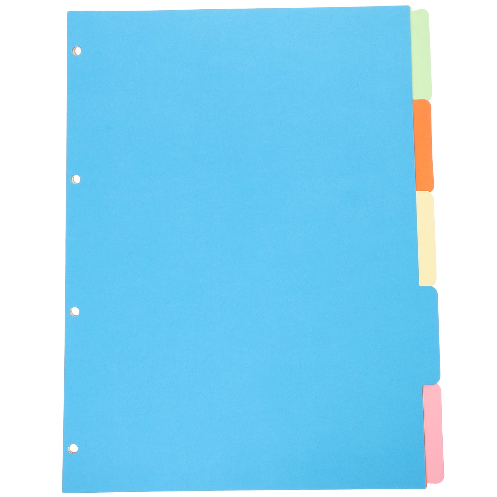 10 Pcs Colored Pages Labels Binder Dividers Tab Dividers Writable Tabs ...