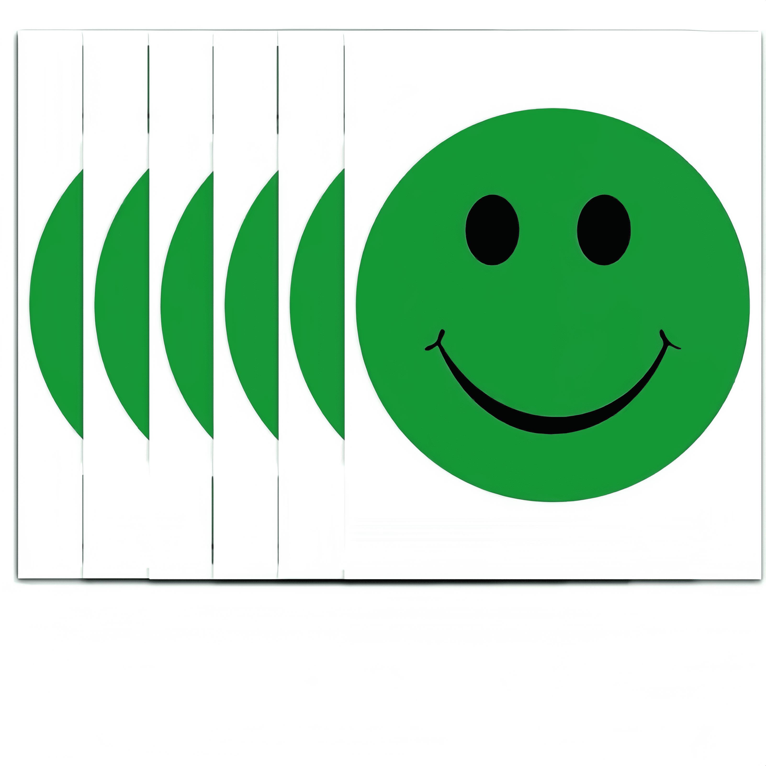 10 Pcs Colorful 4-Inch Smiley Face Stickers for Kids - Waterproof ...