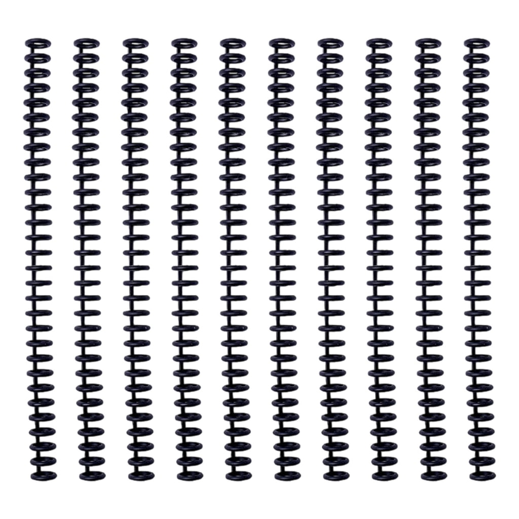 10 Pcs Comb Binding Spines Easy to Open and Close Plastic Binder Combs ...
