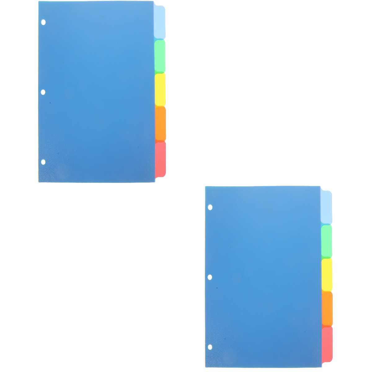 FENGGUIQU 10 Pcs Convenient Binder Dividers - With Binder Tabs for ...