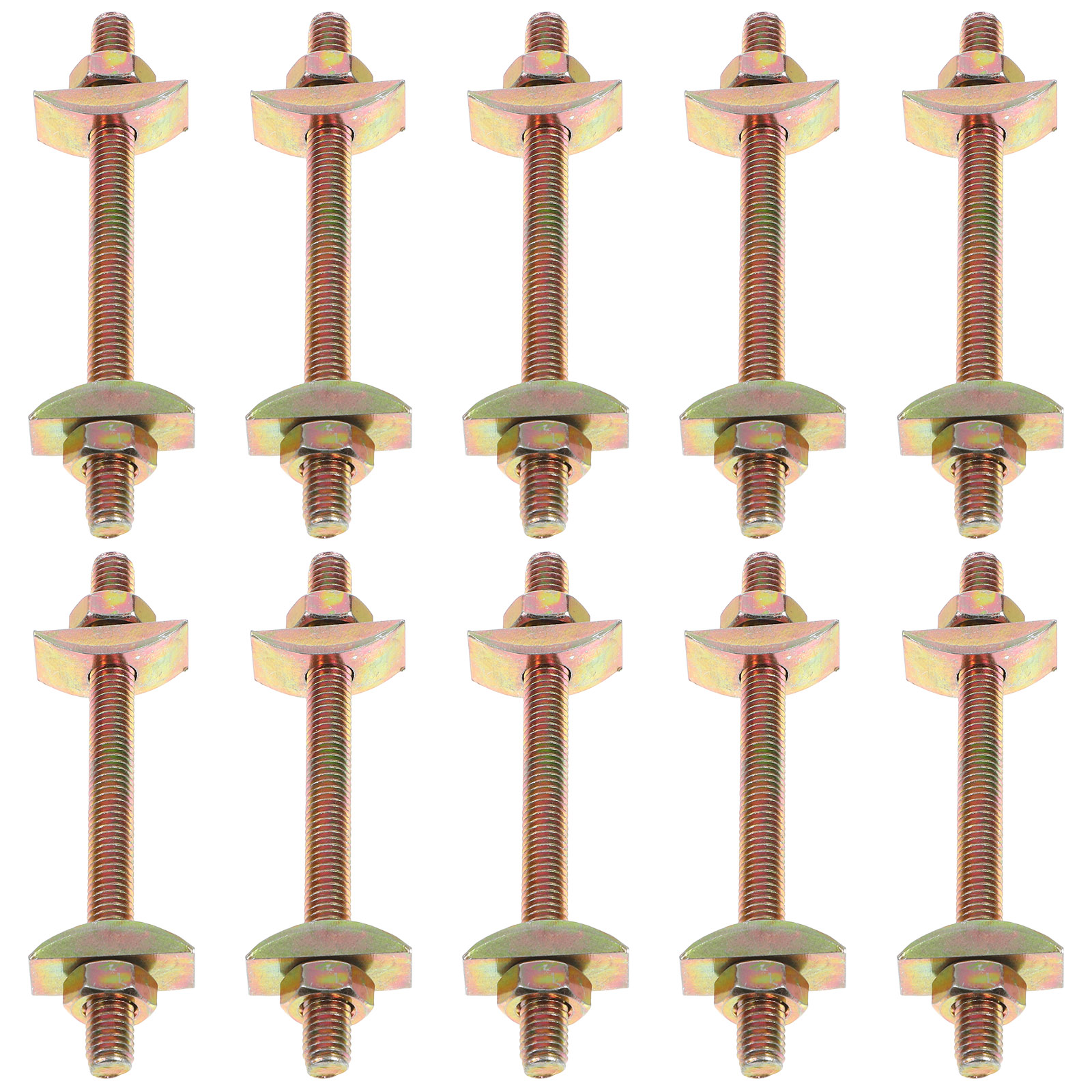 10 Pcs Countertop Fastener Bolts Assorted Screws Multifunction Desk ...