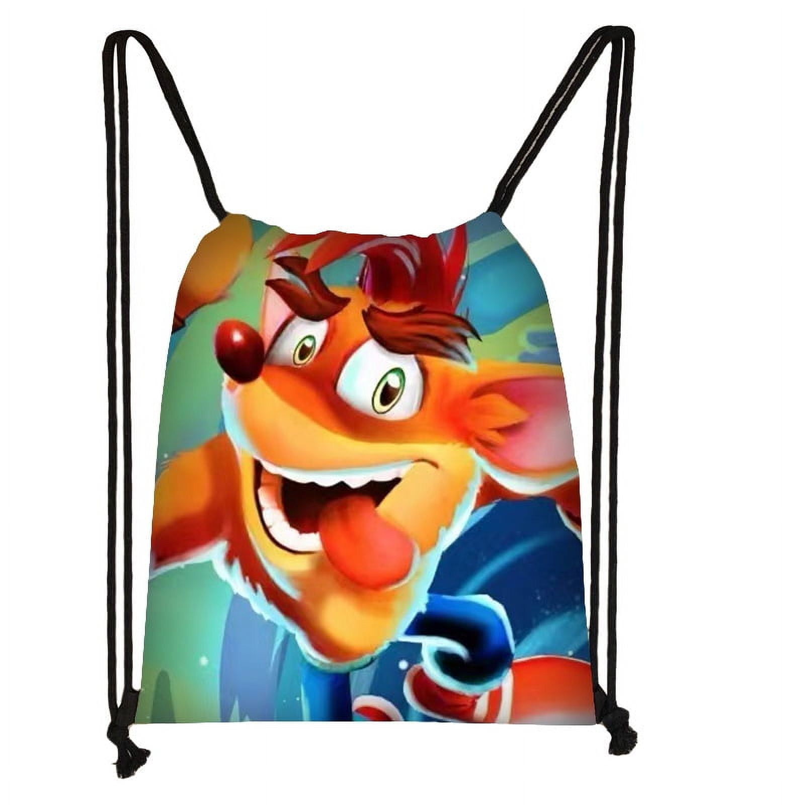 10 Pcs Crash Bandicoot Drawstring Bags Crash Bandicoot Birthday Party ...