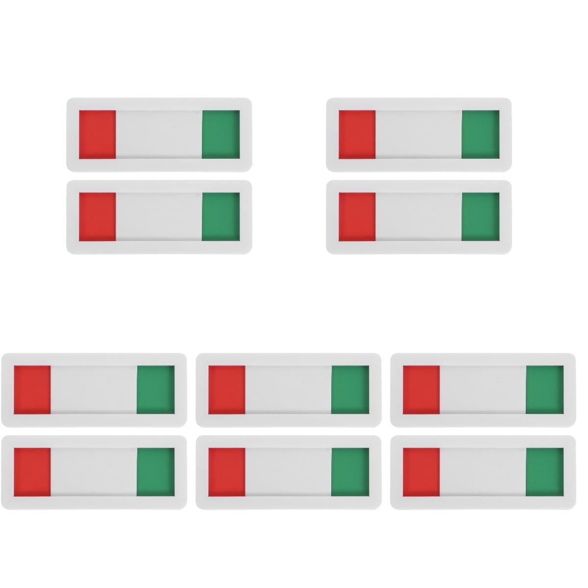 10 Pcs Creative Signage Privacy Slide Door Emblems Vacant Occupied ...