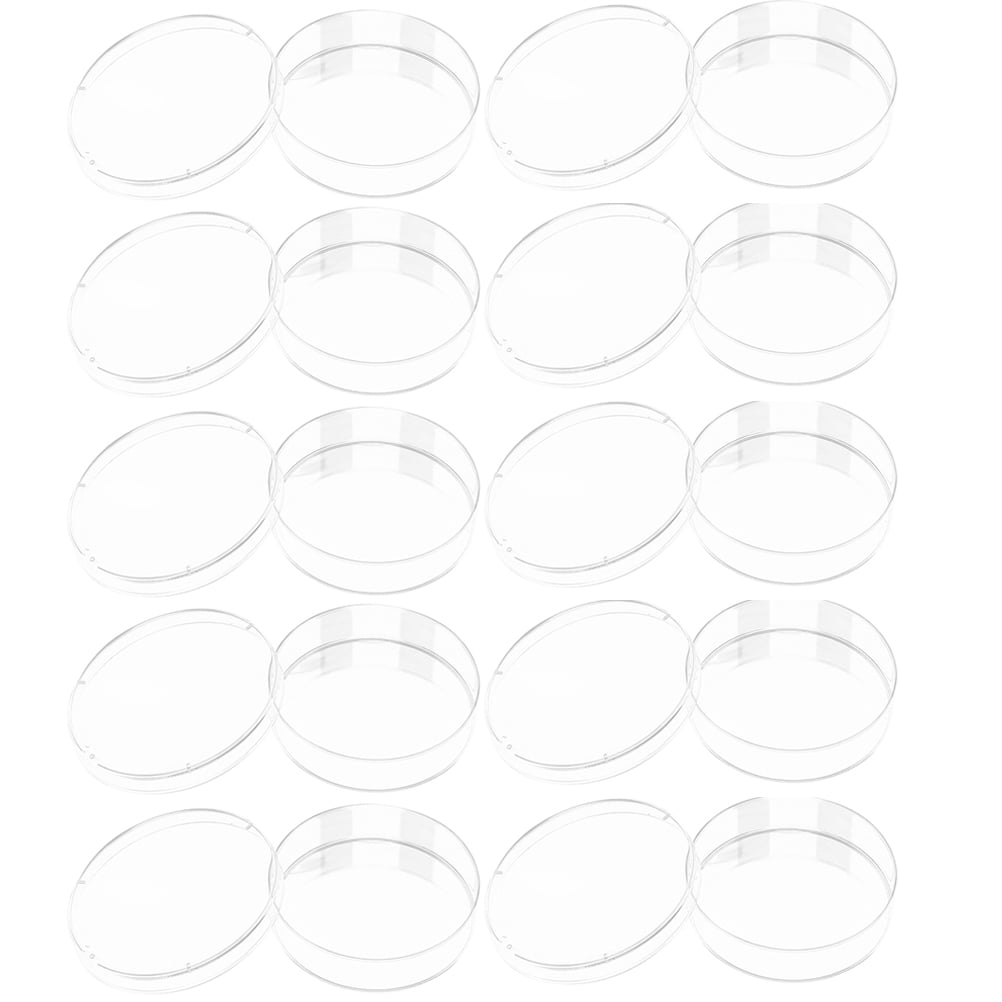 10 Pcs Cups with Lids Plates Culture Plate Tissue Culture Dish 5.50X5 ...