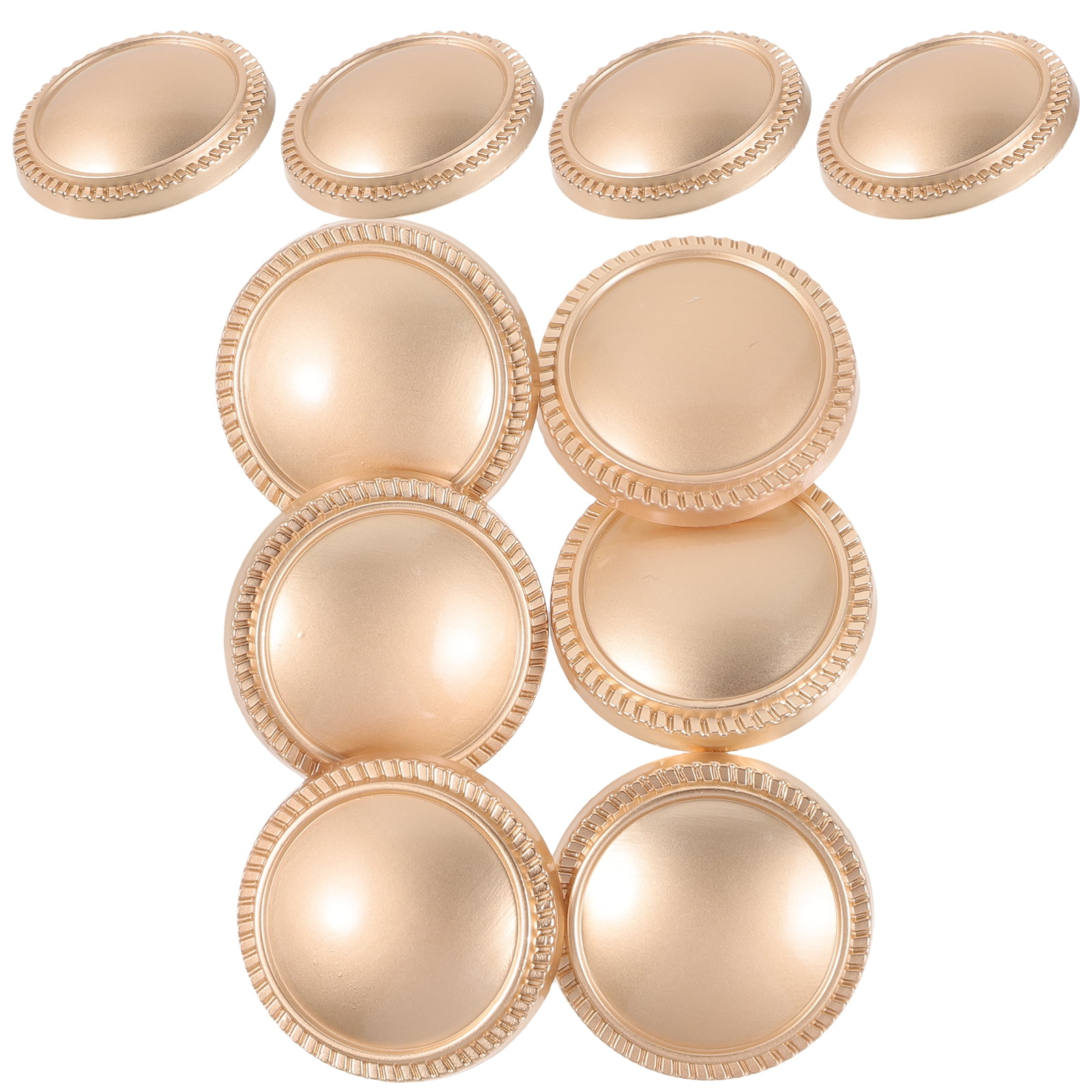 ONAPARTER 10 Pcs Curved Round Buttons for Clothing Coat Suit Denim ...