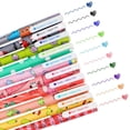 10 Pcs Cute Pens Kawaii Pens Fun Pens, 0.38mm colorful Writing Gel ...