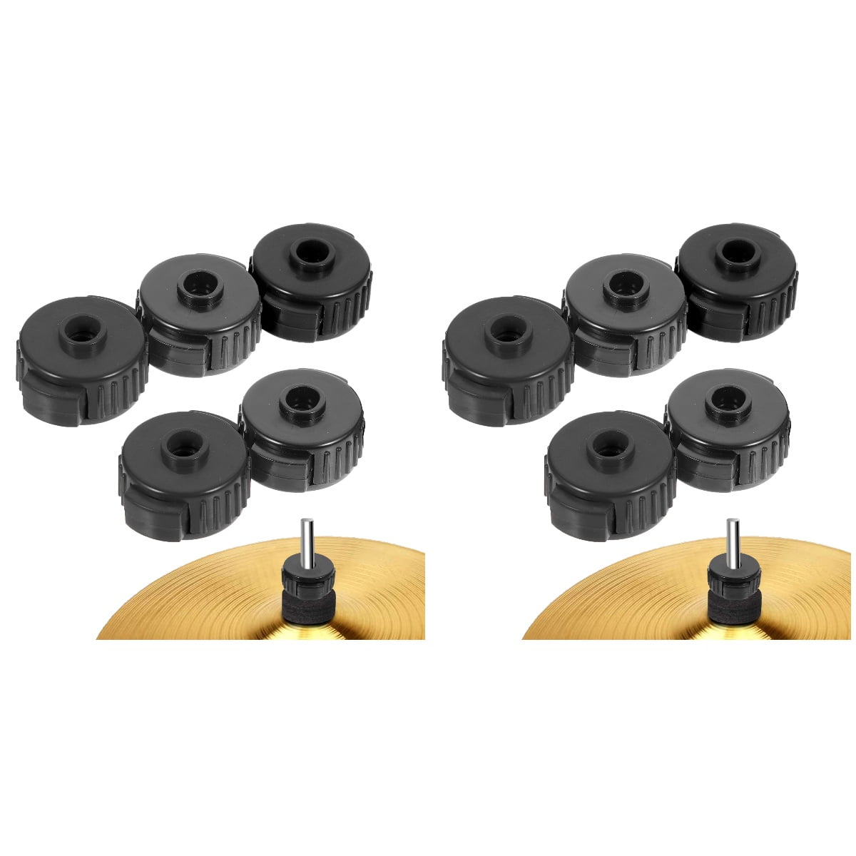 10 Pcs Cymbal Quick Release Cap Parts for Nuts Assembly Drum Clamp ...