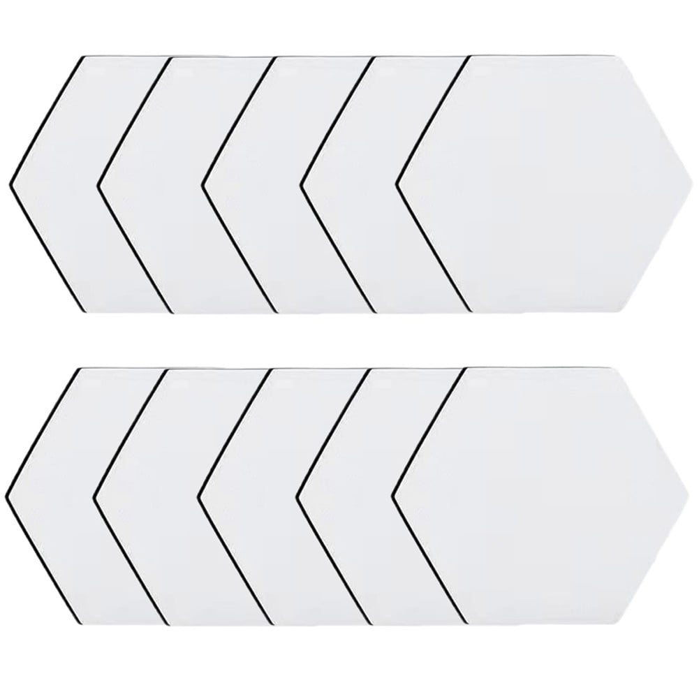 10 Pcs DIY Graphics Sublimation Cup Mat Coasters Blanks Round Square ...