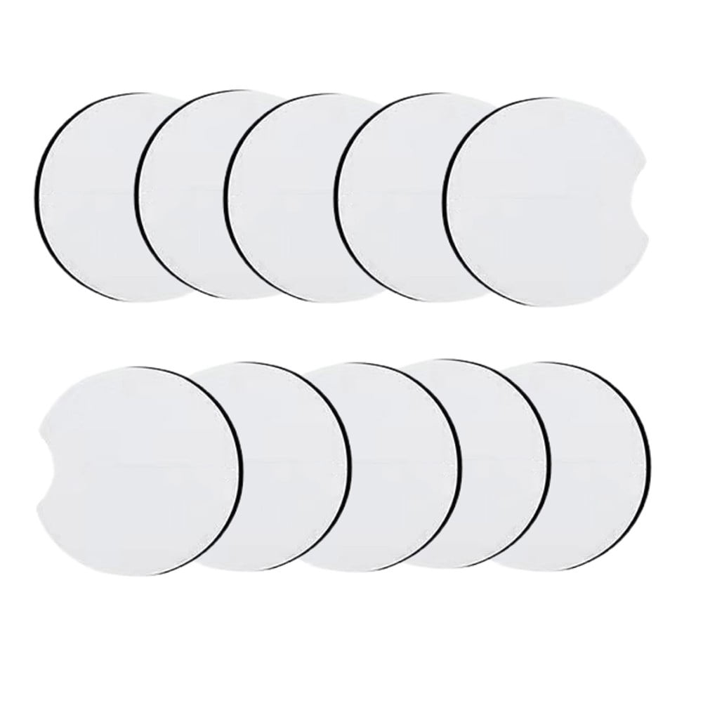10 Pcs DIY Graphics Sublimation Cup Mat Coasters Blanks Round Square ...