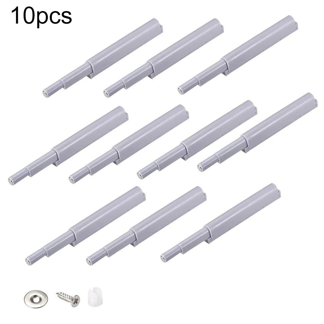 10 Pcs Damper Buffer Cabinets Door Hinges Catch Plastic Push To Open ...
