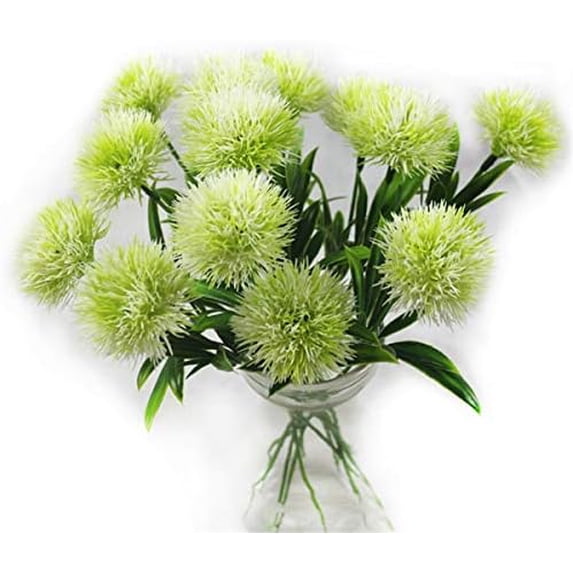 10 Pcs Dandelion Artificial Flowers Plants Bouquet Plastic Flower for ...