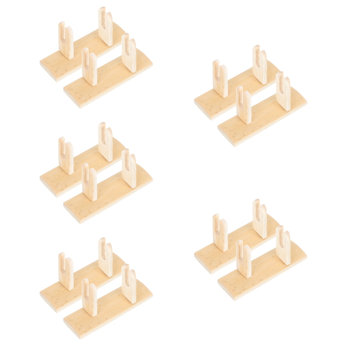 10 Pcs Decor Display Shelf Japanese Fan Holder Hand Fans Chinese Fans ...