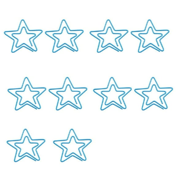 10 Pcs Decorative Paper Clips Star Shape Paper Clip Planner Clips Small ...