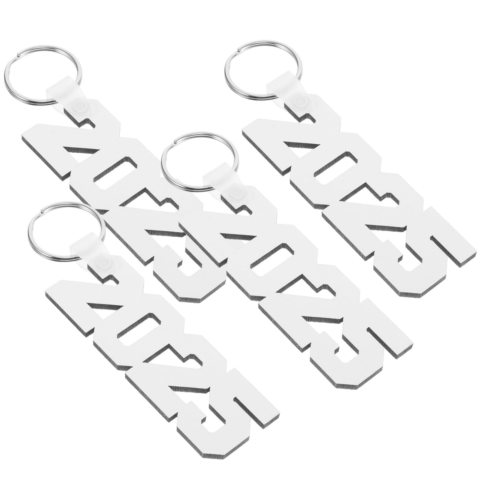 10 Pcs Digital Keychain Printable Rings 2025 Keychains White - Walmart.com