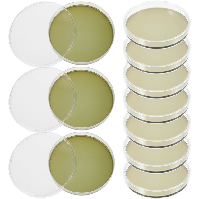 10 Pcs Dish Agar Agar Organic Agar Test Kit 9.00X9.00X1.00CM - Walmart.com
