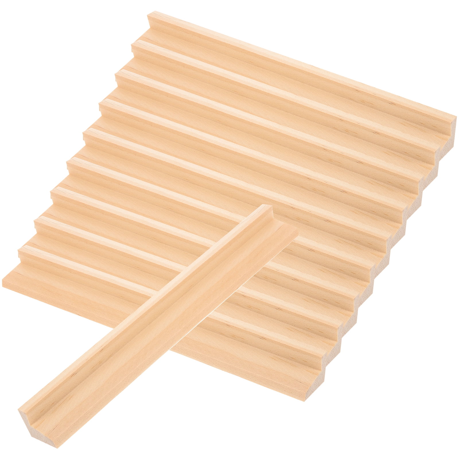 10 Pcs Display Shelves Letters Display Rack Dining Table Decor Wood ...