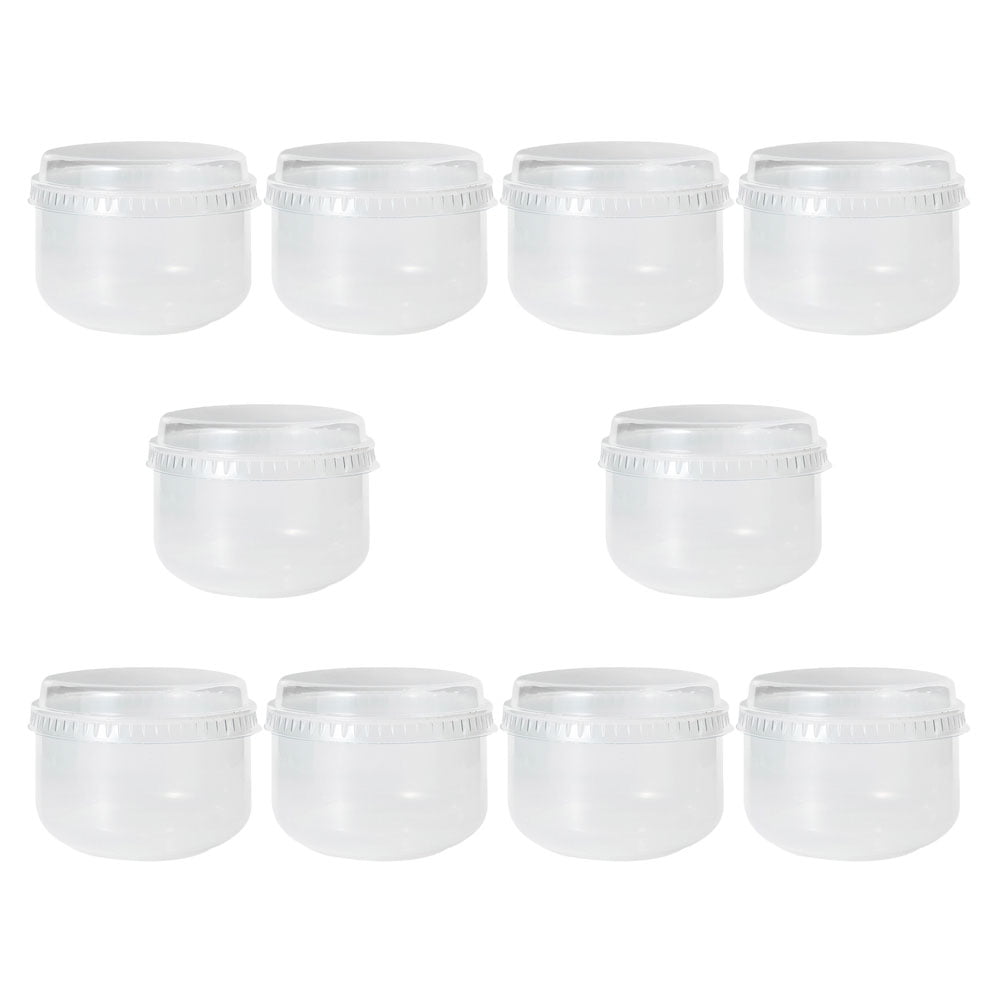 10 Pcs Disposable Cup with Lid Pudding Supply Dessert Cups Lids ...