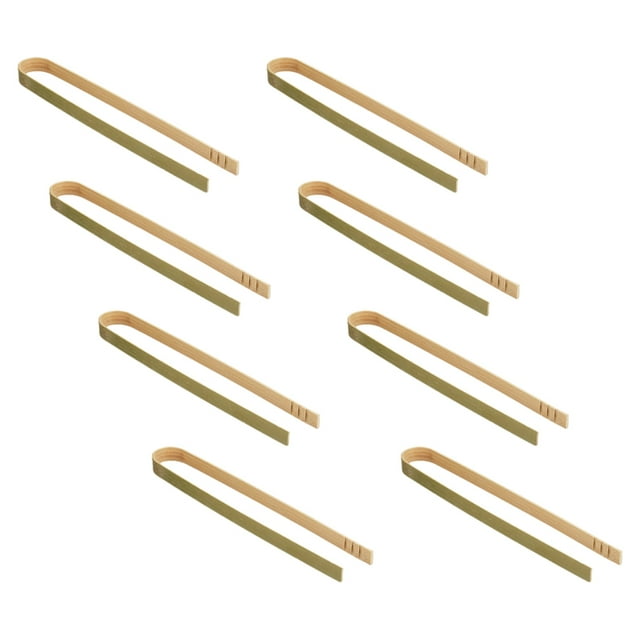 10 Pcs Disposable Wooden Clamps Mini Bamboo Clamps Salad Blending ...