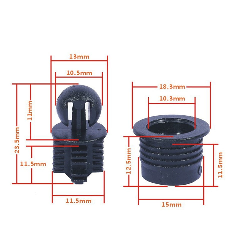 10 Pcs Diy Audio Speaker Buckles Plastic Ball Socket Type Grill Guides ...