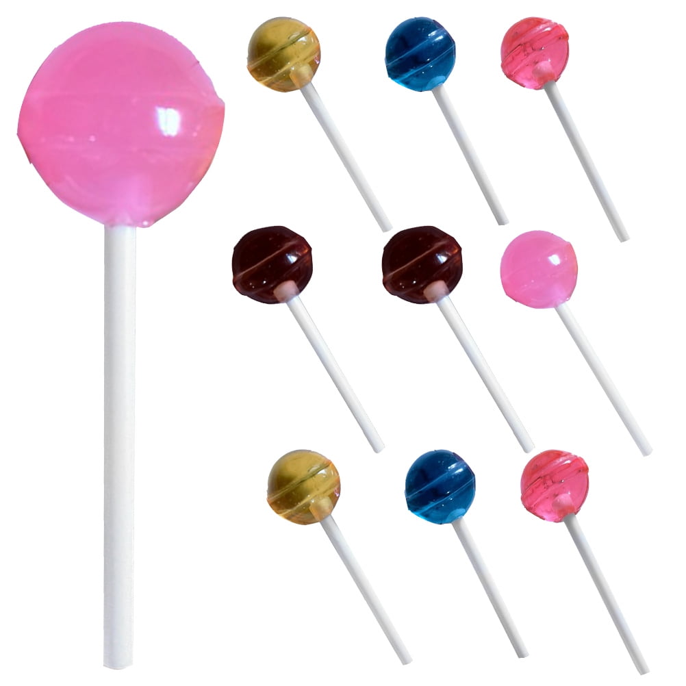 LULULION Miniature Resin Lollipop Models for Decor Assorted Color Small ...