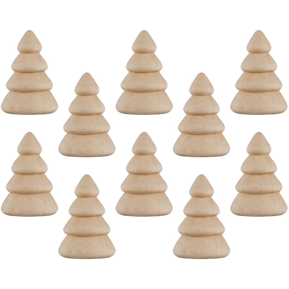 10 Pcs Doodle Bonsai Tree Wood Germ Personalized Decorations Home ...