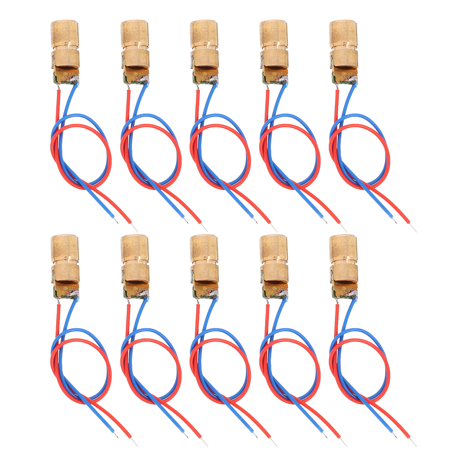 10 Pcs Dot Module with Copper Head Red Dot Diode Modules Dot Diode ...