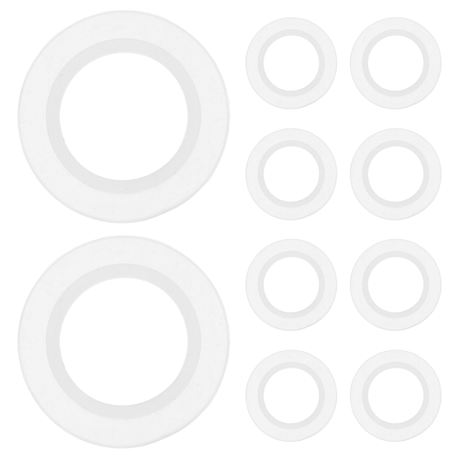 10 Pcs Drain Plug Stopper Water Trough Wash Basin Transparent - Walmart.com