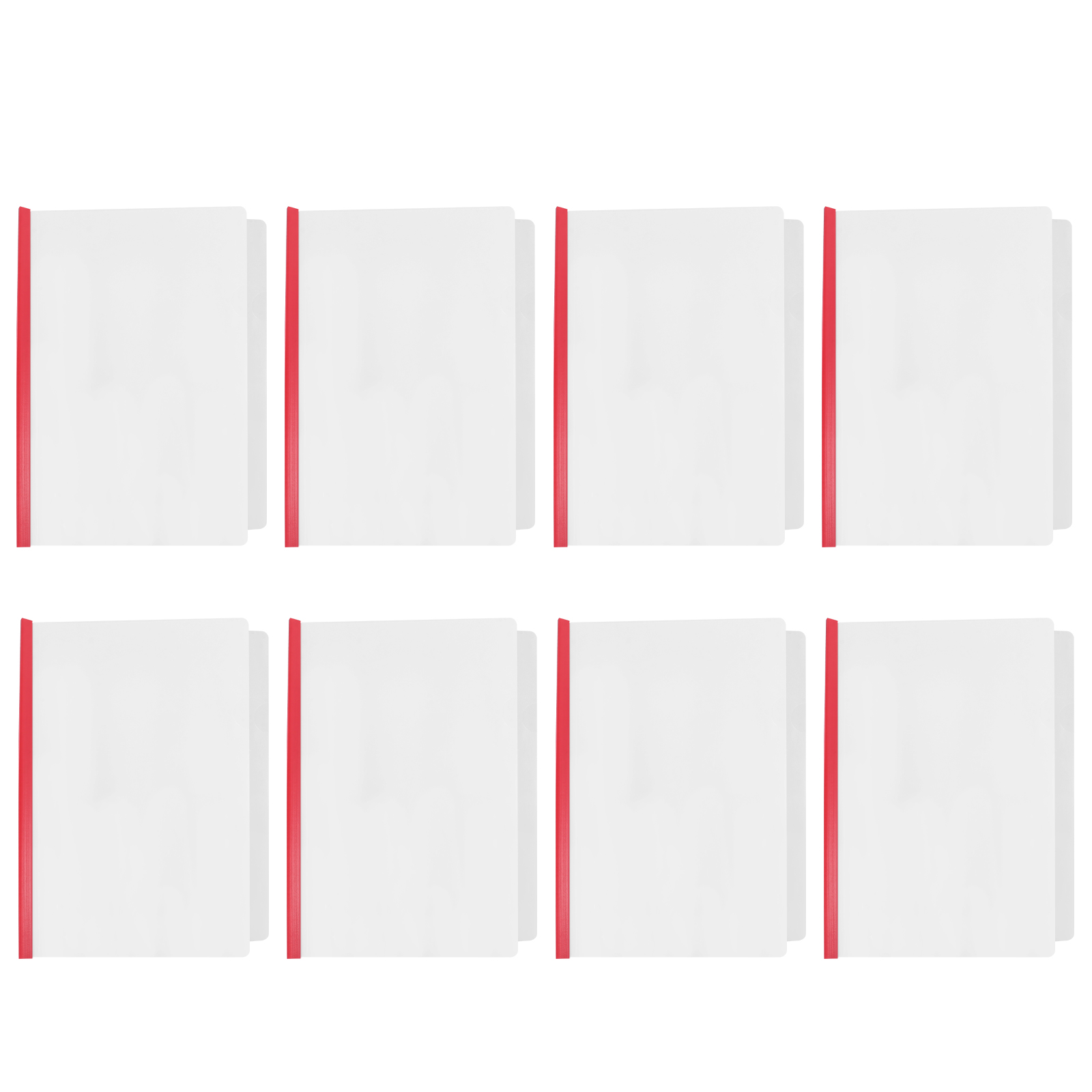 10 Pcs Draw Rod Folders File Binders Covers with Fasteners Student Red ...