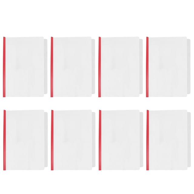 10 Pcs Draw Rod Folders File Binders Covers with Fasteners Student Red ...