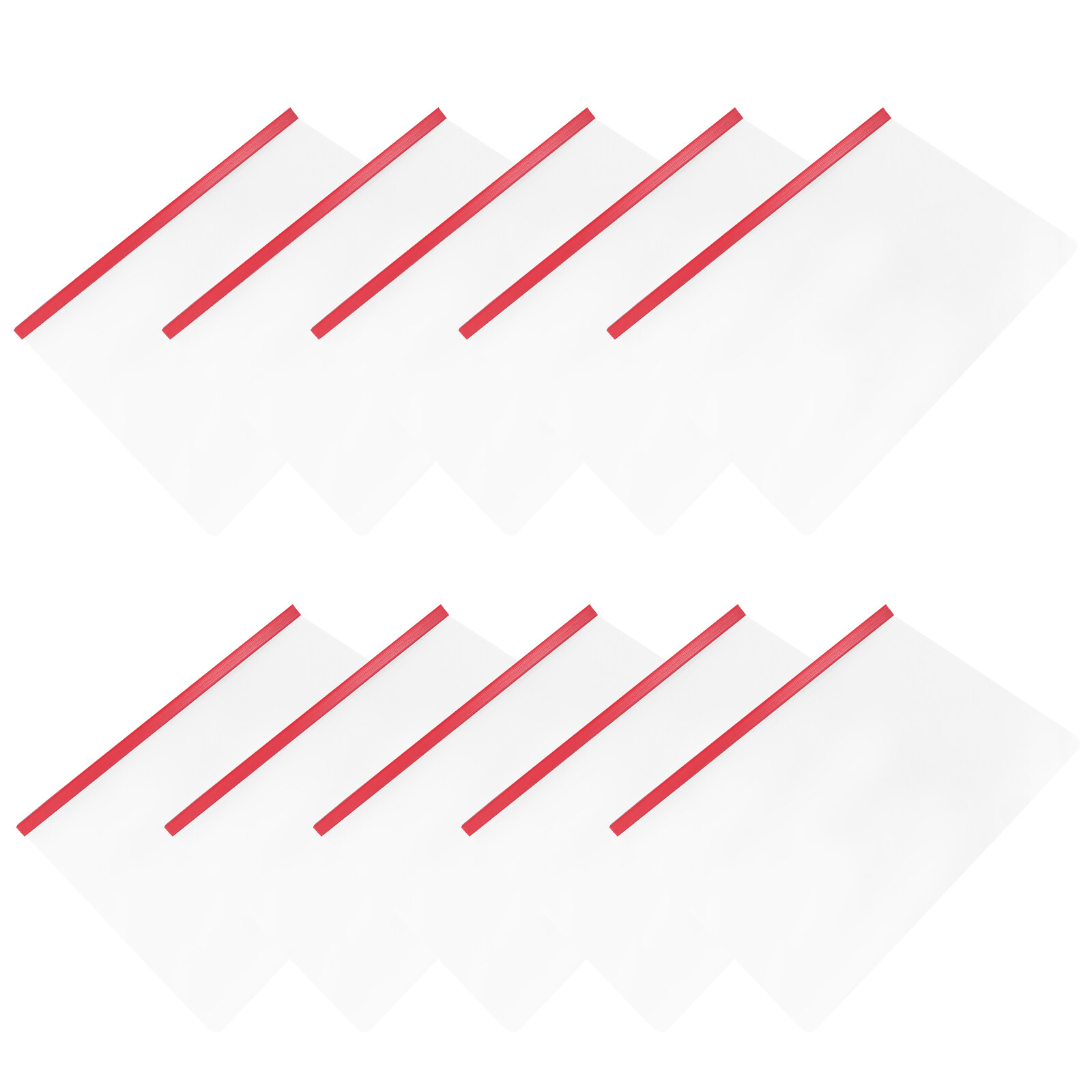 10 Pcs Drawer Folder Holder Organizer Fastener Folders Binder Clips Bar ...